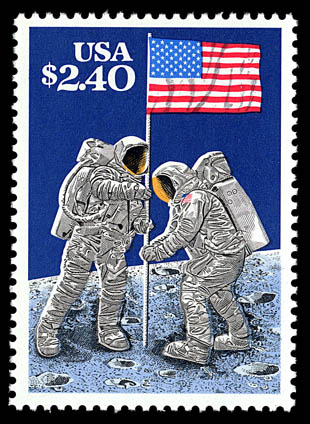 Apollo 11 20th Anniversary First Day Cover Stamps